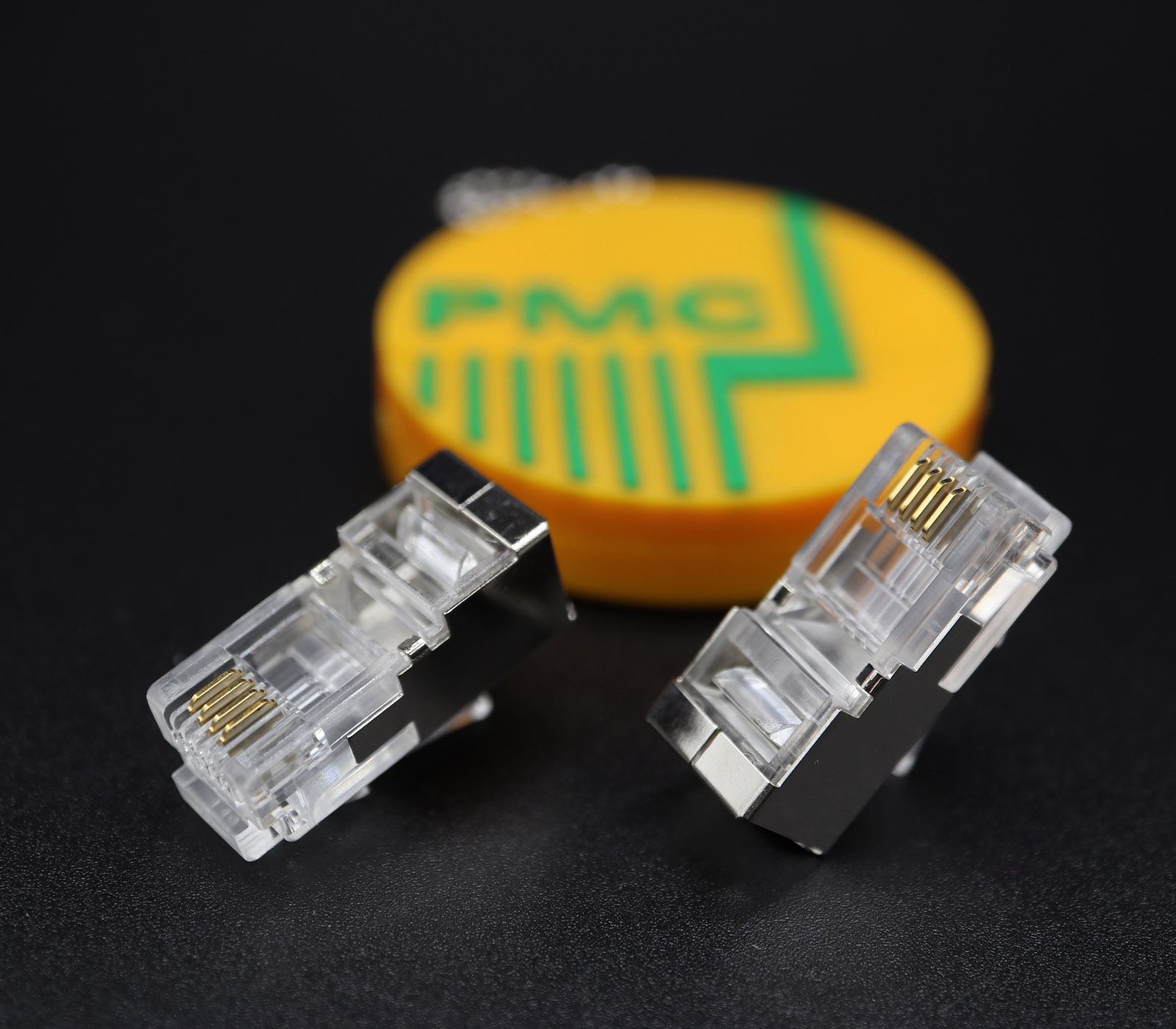 Shielded RJ11 6P4C Long Body Modular Plugs | Flat Cable | Plug Master